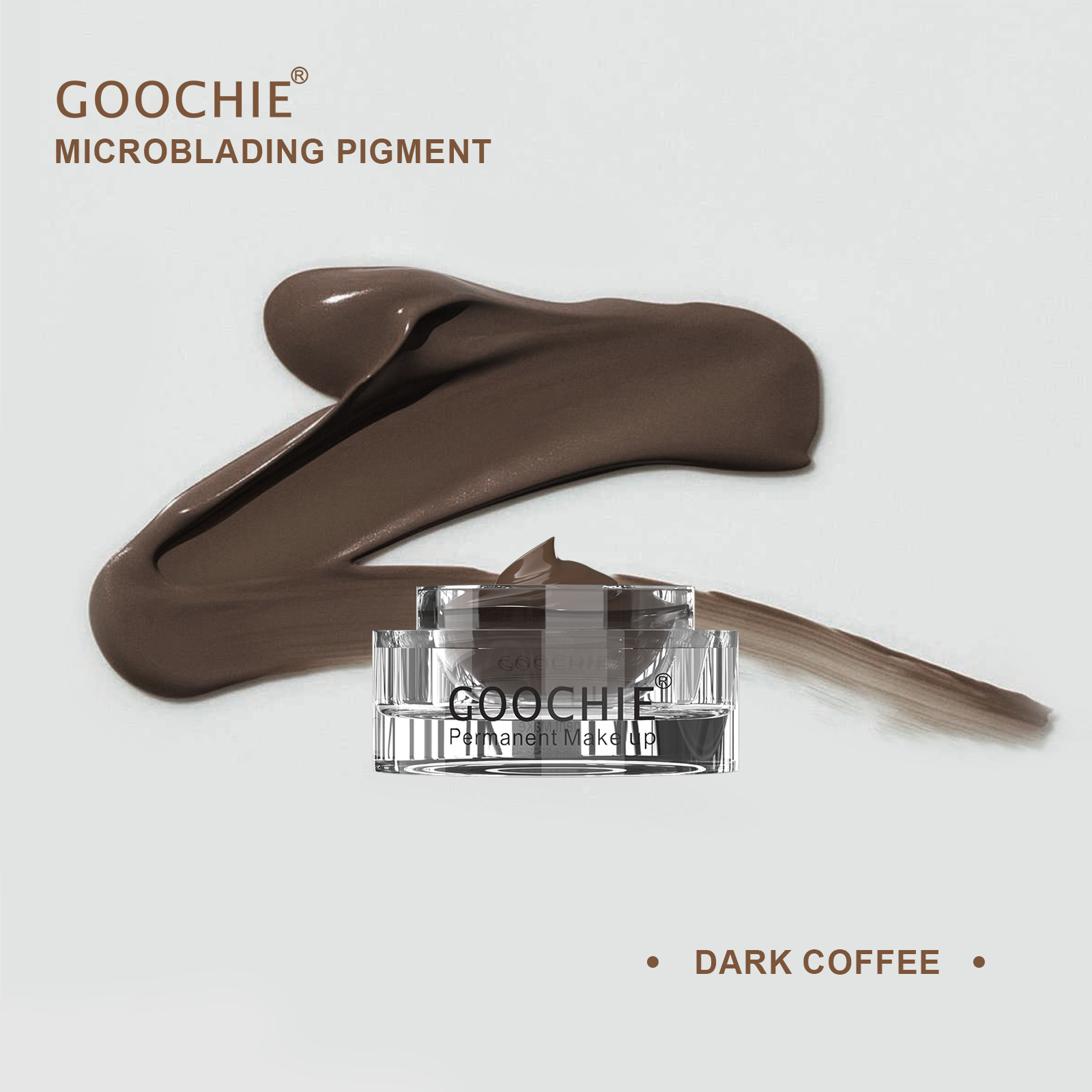 Goochie Microblading Paste Pigment – Black Coffee – Goochie